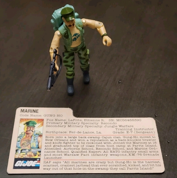 Hasbro | Toys | Vintage Gi Joe Marine Gung Ho Complete Hasbro 984 ...
